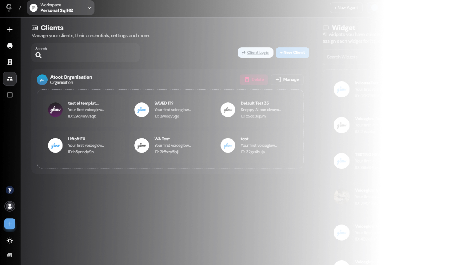 TIXAE Agents | Glowing AI Agents